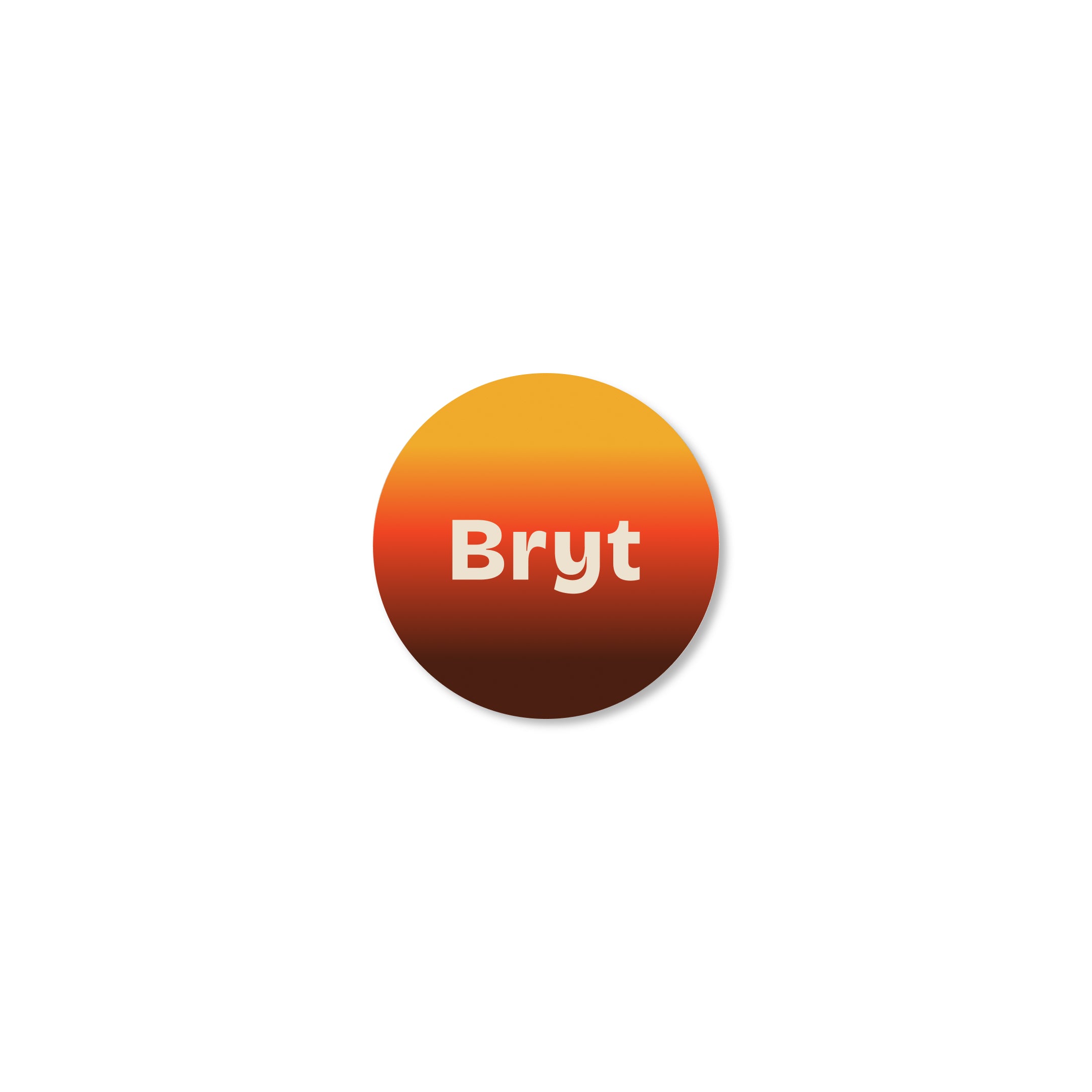 BRYT Red Circle Sticker – Bryt